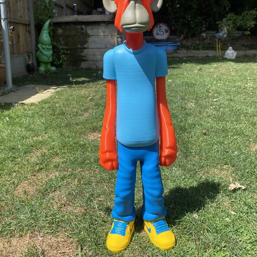 🎨 Super Bored Ape - Sea Captain・3D Print with the N4max 3D printer・Cults