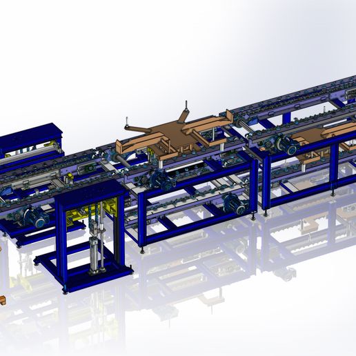 🧞‍♂️ industrial 3D model Assembly line・ 3D File for ・Cults