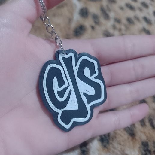 🗝️ cjs keychain・ STL File for 3D printing・Cults