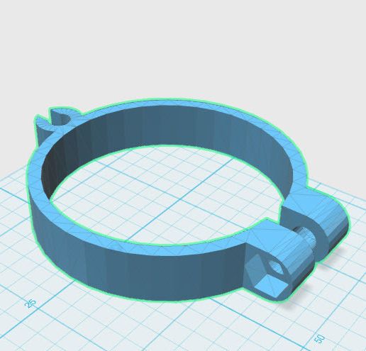 🗜️ Brake Hose Clip・Free 3D File for ・Cults