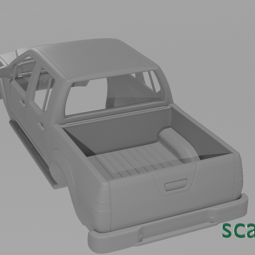 🚗 Nissan Navara 2011 RC carrocería・Archivo 3D para Impresión 3D・Cults
