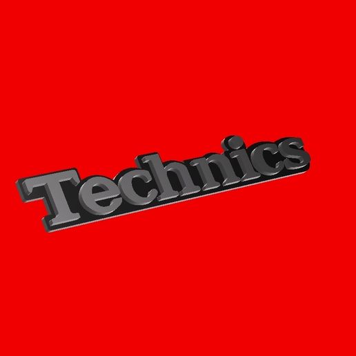 technics logo font