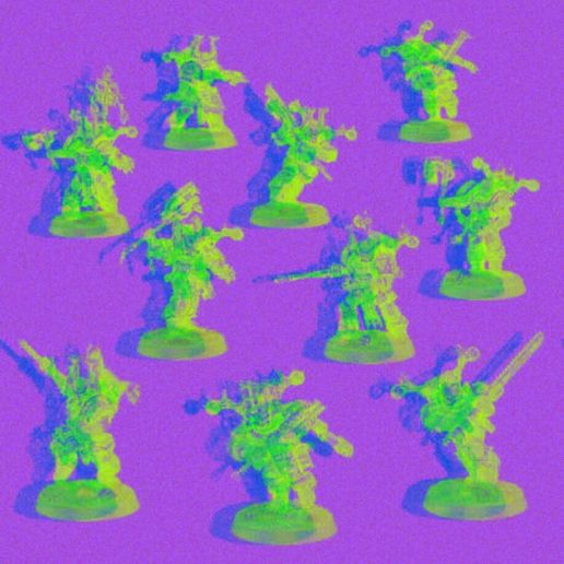 3D file powerful melee units 🔨 ・3D printer model to download・Cults