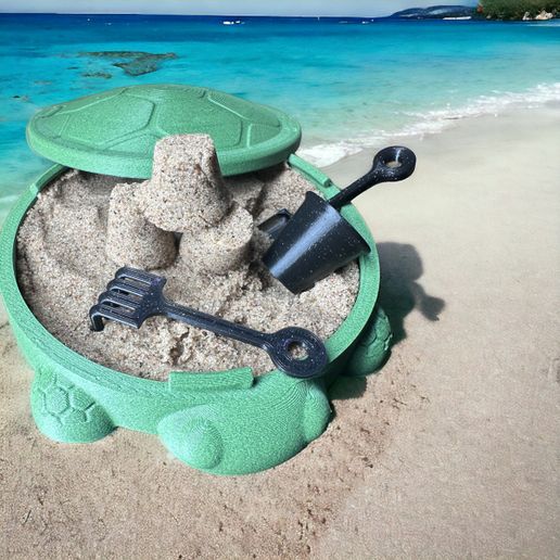 🐢 Little Tikes, Turtle Sandbox, Portable, Sand, Box, for kids・ 3D File ...