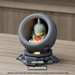 pokemon in healing machine pods NO SUPPORT・64 3D Models & STL Files to ...