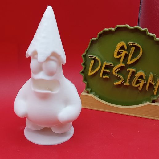 STL file Sponge Bob Patrick Ice Cream Cone Head Figure 🧽 ・3D print ...