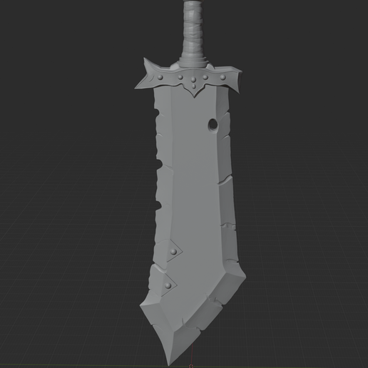 🗡️ Iron Butcher – Colossal Executioner Greatsword・ STL File for 3D ...
