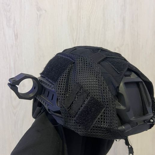 🪖 Tactical Helmet ARC Rail Flashlight Mount Airsoft Accessory・Free STL ...