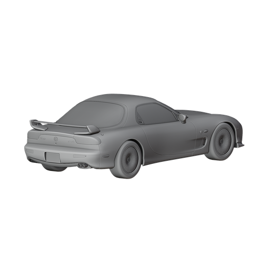 Archivo STL Mazda RX7 listo para imprimir en 3D 🚗 (OBJ)・Design para ...