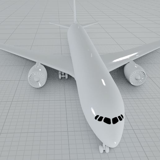 ️ AIRBUS A350 XWB airliner aeroplane・ STL File for 3D printing・Cults