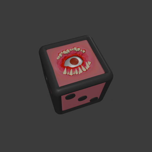 3D file Dice - Demon Number One 🎲 ・Model to download and 3D print・Cults