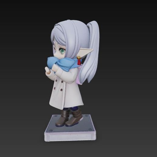🧝 frieren chibi・ STL File for 3D printing・Cults