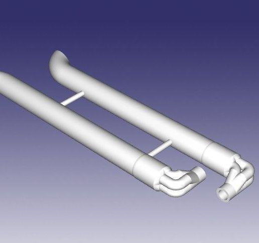 👽 Side pipe collection・ STL File for 3D printing・Cults