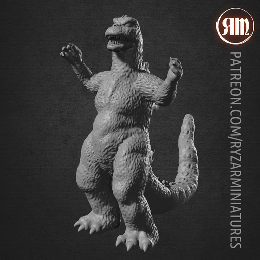 🎬 Godzilla・Free STL File for ・Cults