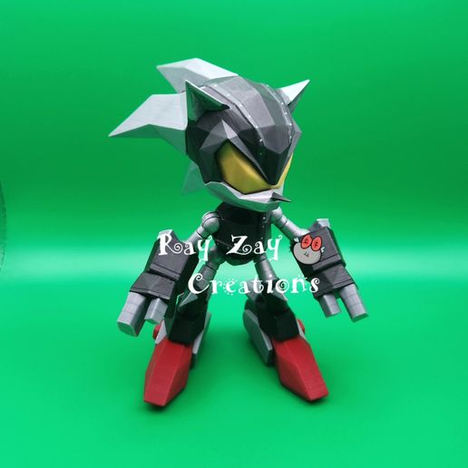 🦸 Metal Sonic Action Figure・ 3D File for 3D printing・Cults