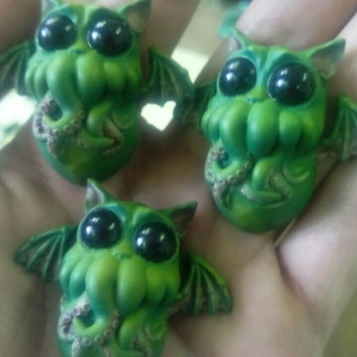 🐱 Cat - cthulhu magnet・ STL File for ・Cults