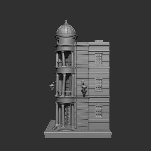 STL file Gringotts Bank 🏦 ・3D printing model to download・Cults