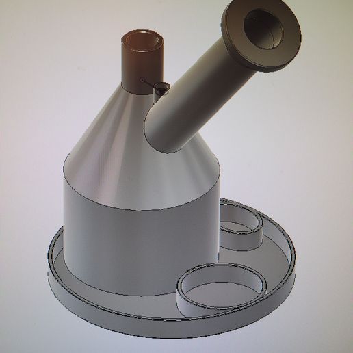 3MF file Center Perc Dab Rig 🔧 ・Model to download and 3D print・Cults