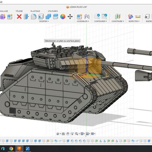 🎲 Leman Russ-ian T-90S like model・ STL File for 3D printing・Cults