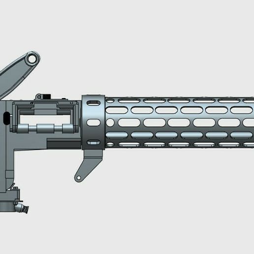 🔫 Spandau LMG 08/15 Machine Gun・ STL File for ・Cults