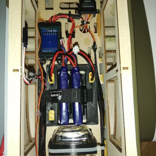 🛩️ RC Plane Battery Tray・Free STL File for ・Cults