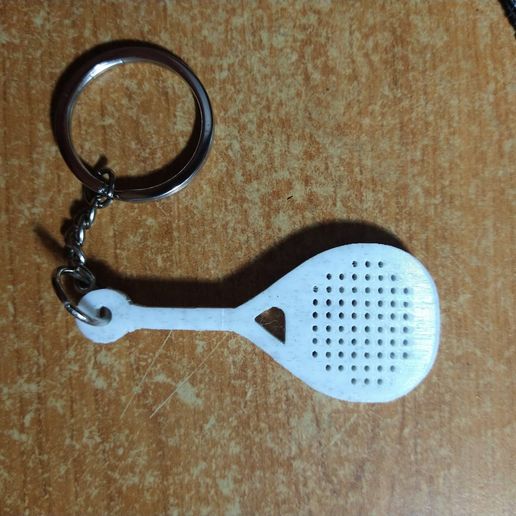 🗝️ Padel Racket Keychain・Archivo STL para Impresión 3D・Cults