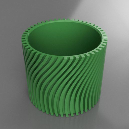 💐 Flower pot・Free STL File for 3D printing・Cults