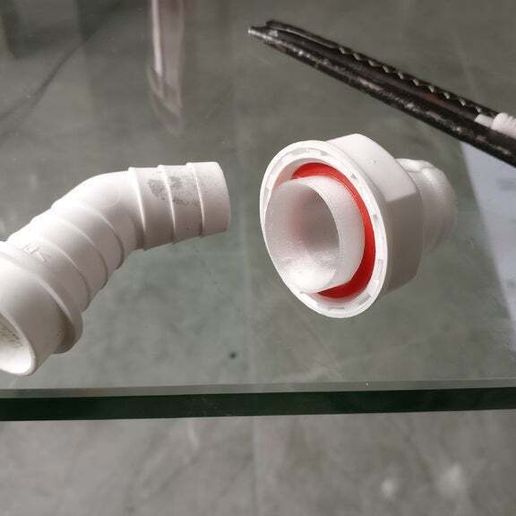 🏠 Washing Machine Drain Connector・ STL File for ・Cults