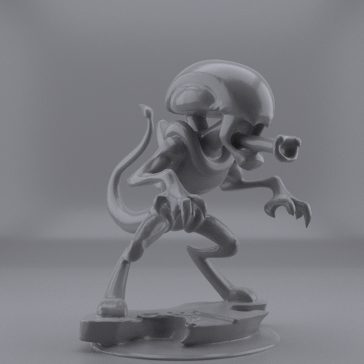 STL file Alien 👽 ・3D printing idea to download・Cults