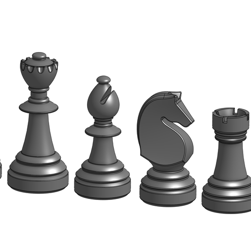 ♟️ Queen-Pawn - Chess Pawn that transforms into Queen・ 3D File for 3D ...