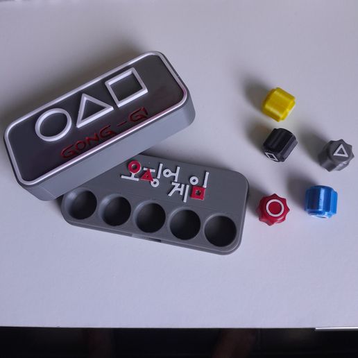 🦑 Gong-Gi game from Netflix Squid games・ STL File for 3D printing・Cults