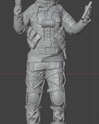 🚇 NPC Spartan Metro 2033 1/35 figure・ STL File for 3D printing・Cults