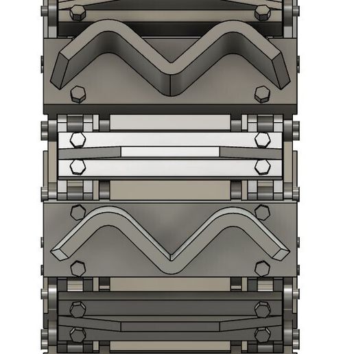 🐉 Replacement track for Dragon 1/72 LVT-4・ STL File for 3D printing・Cults