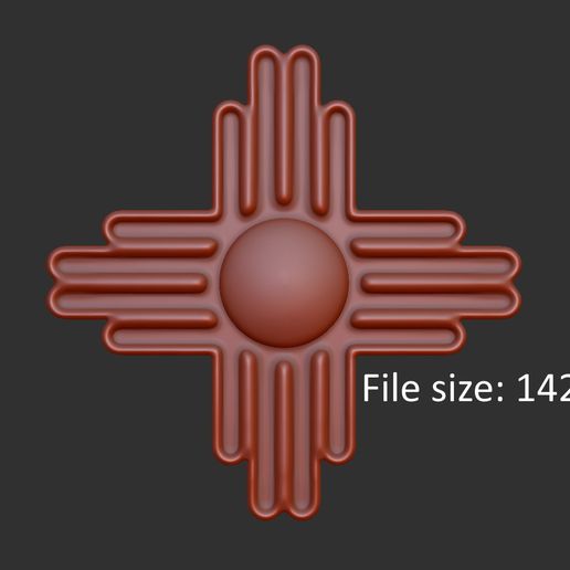 🆕 New Mexico emblem 3d relief .stl file・ STL File for 3D printing and ...