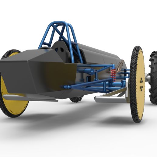 🏎️ Swamp buggy Scale 1:25・ 3D File for 3D printing・Cults