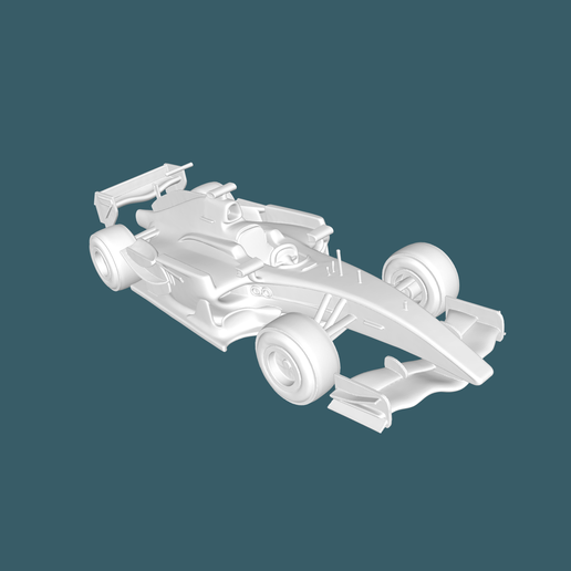 🚗 F1 Racing Car, High-Quality 3D Model STL Files for Print - Instant ...