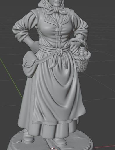 👩 dnd woman・ STL File for 3D printing・Cults