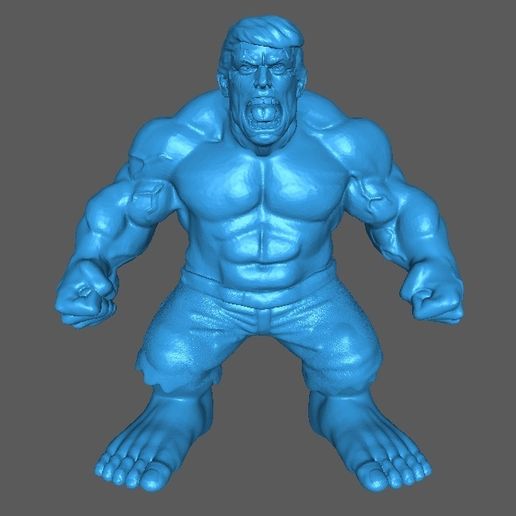 STL file President Trump Orange Hulk 🍊 ・3D print design to download・Cults