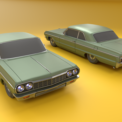 🚙 RC 1/10 IMPALA SS 1964・ STL File for 3D printing・Cults