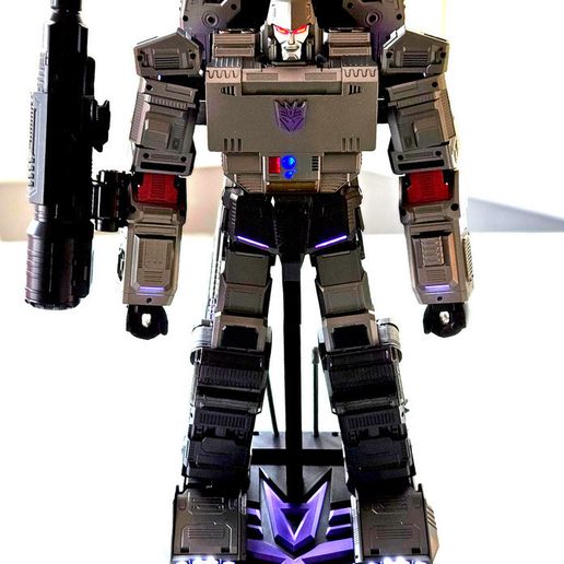 🤖 Robosen Megatron Transformers Display Stand・ STL File for 3D printing ...