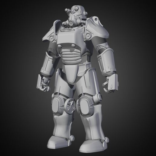 🪖 Fallout 4 T-45 Power Armor Armor and Helmet for Cosplay・ 3D File for ...