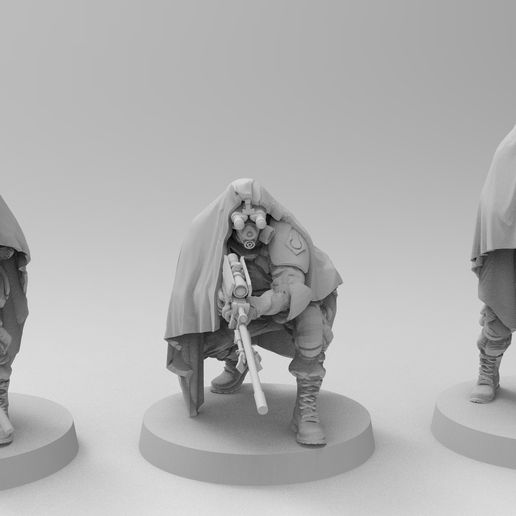 🔫 Combine Sniper Team (Half-Life)・Free 3D File for 3D printing・Cults