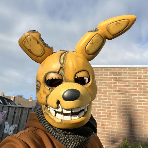 🐇 Spring Bonnie / Yellow Rabbit Mask Movie Version (FNAF / FIVE NIGHTS ...