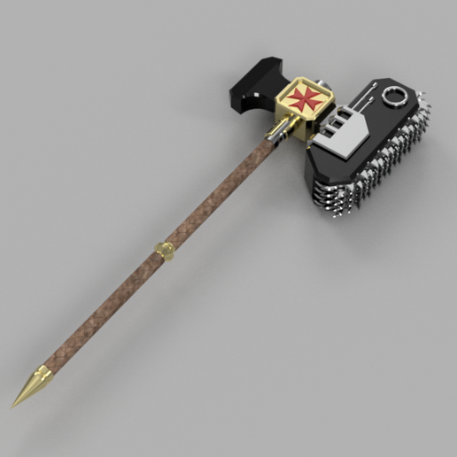 🔨 Chain Hammer for Templar or Chaos boys・ 3D File for 3D printing・Cults