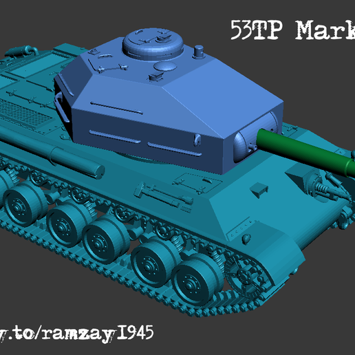 STL file 53TP Markowskiego 1:100 🇵🇱 ・3D printer model to download・Cults