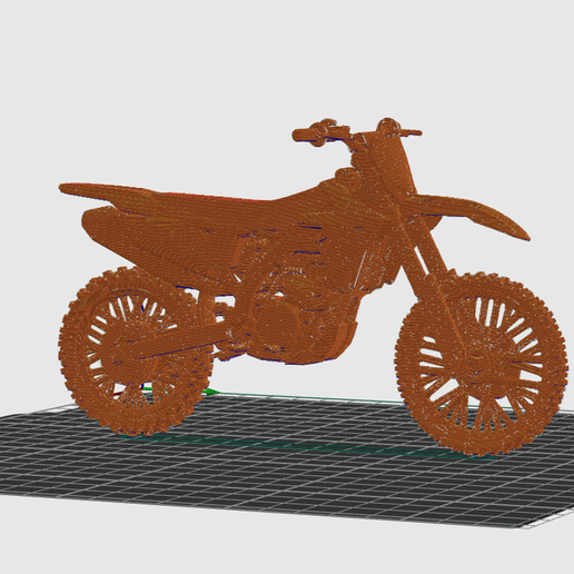 🚗 RM-Z 250 - Solid 3D motocross model for printing and displaying・ STL ...