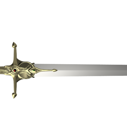 🗡️ ALM Royal Sword 3D PRINTED Kit [Fire Emblem: Echoes] Active・ 3D File ...