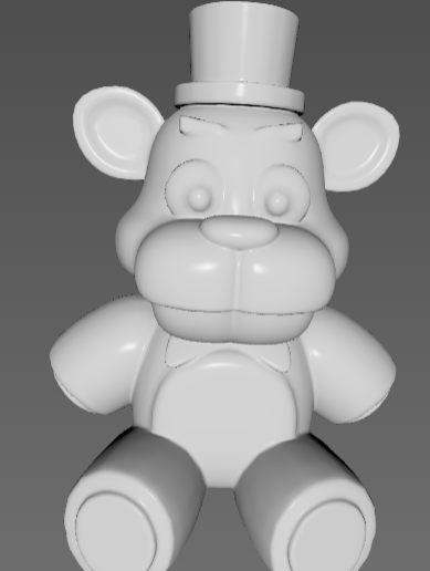🧸 Freddy plush printing model made by AI・Free OBJ File for 3D printing ...