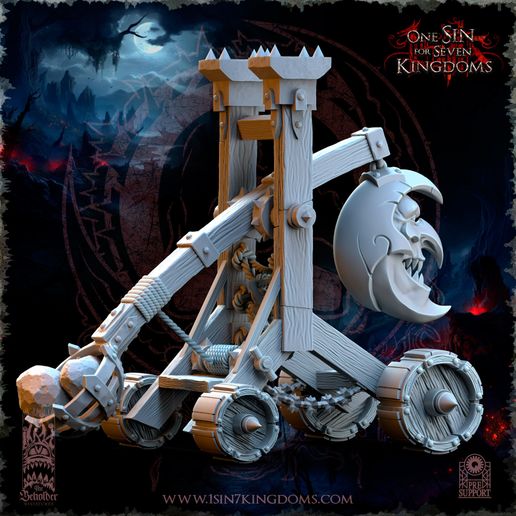 3D file The Black Horde Goblins Trebuchet 🎲 ・3D printing template to ...