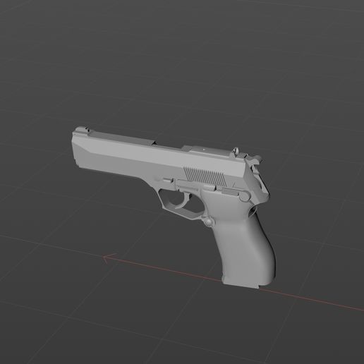 OBJ file South African Vektor SP1 pistol digital model material 🔫 ・3D ...